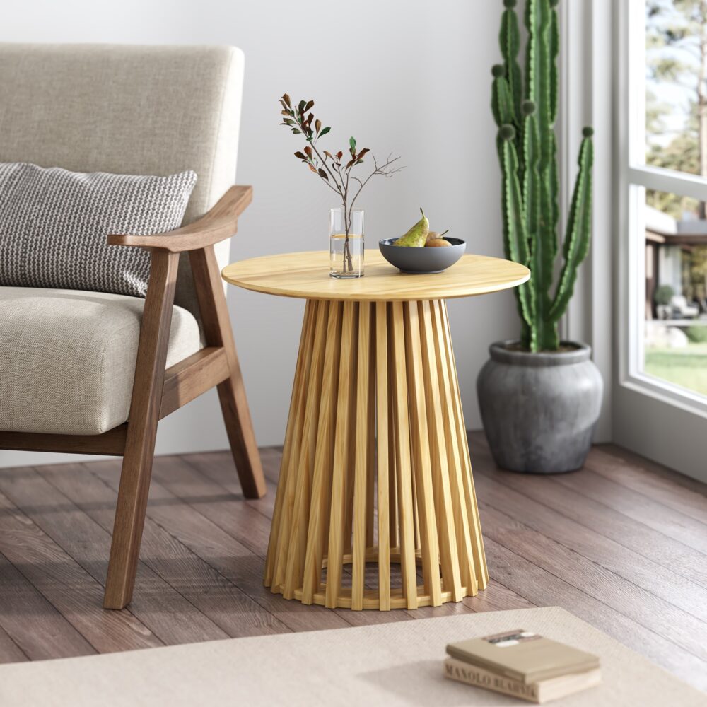 Palmer Timber Tally Natural Side Table – Ember Homewares