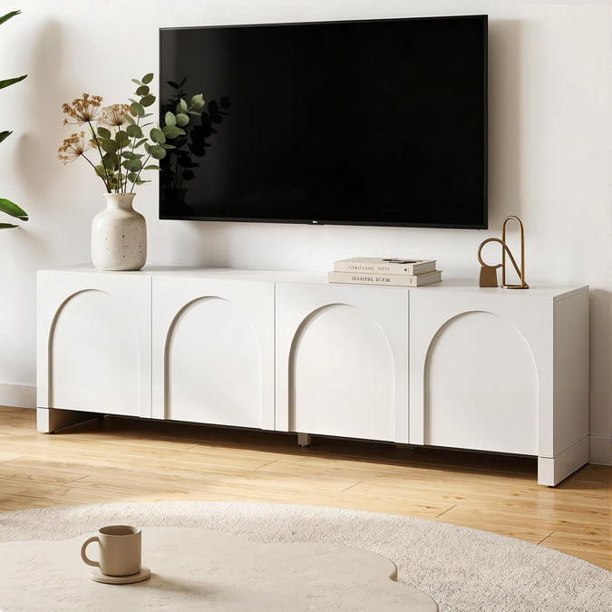 Artiss TV Unit Entertainment Unit Storage Cabinet Adjustable Shelf 180 ...